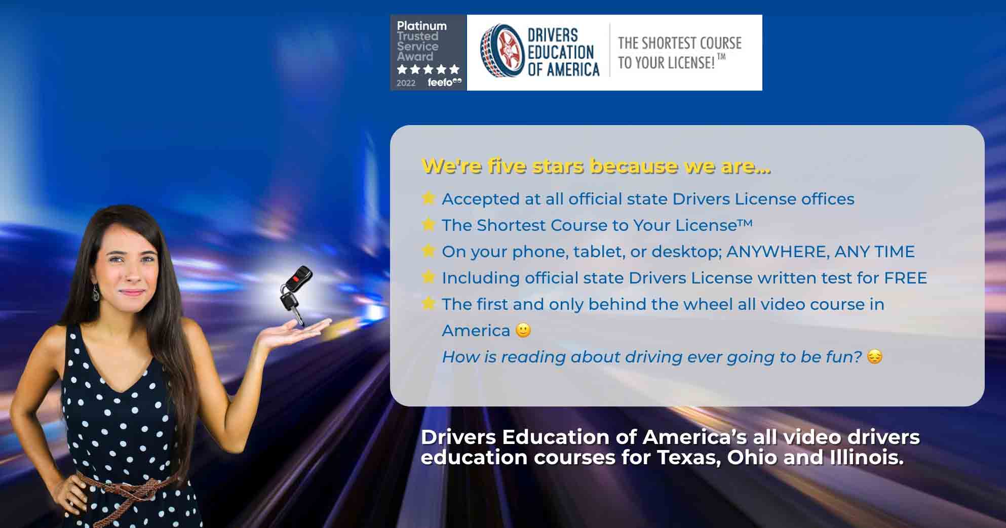 Drivers Education of America - Texas | Garland Texas Drivers Ed Courses