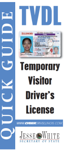 Temporary Visitor's Drivers License in Illinois | Drivers Education of ...